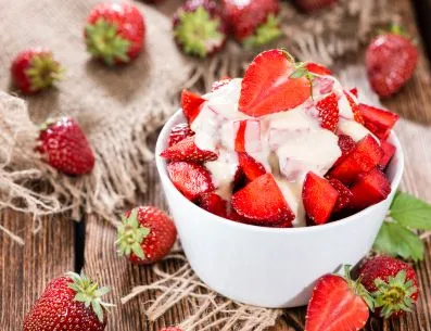Fresas con crema chantilly - Notiespartano
