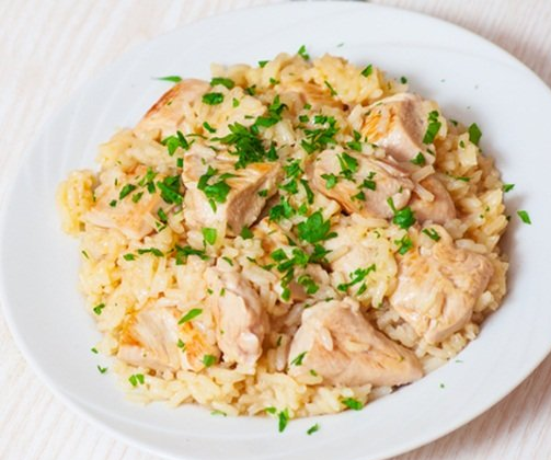 Risotto con pollo - Notiespartano