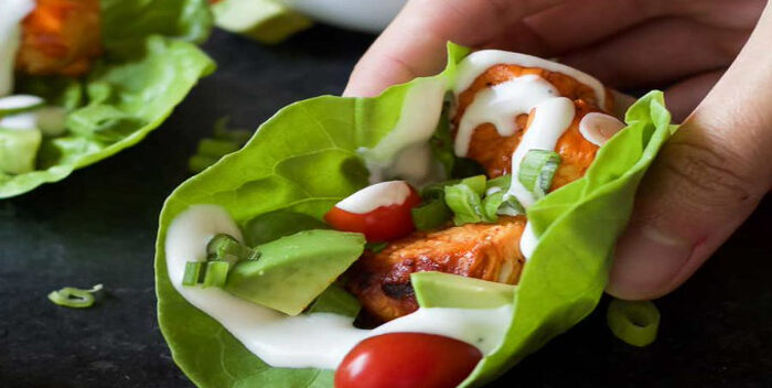 Wraps de lechuga con pollo - Notiespartano