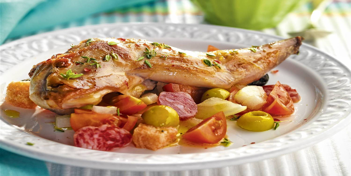 Conejo en salsa Ibicenca - Notiespartano