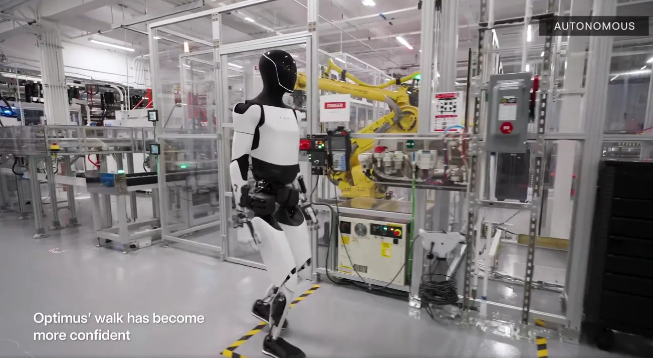 Tesla publica un nuevo video para demostrar la autonomía de su robot ...